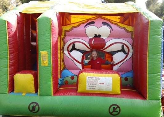 Circus Clown Slide Combo - It's Party Time Jumping Castles Shepparton